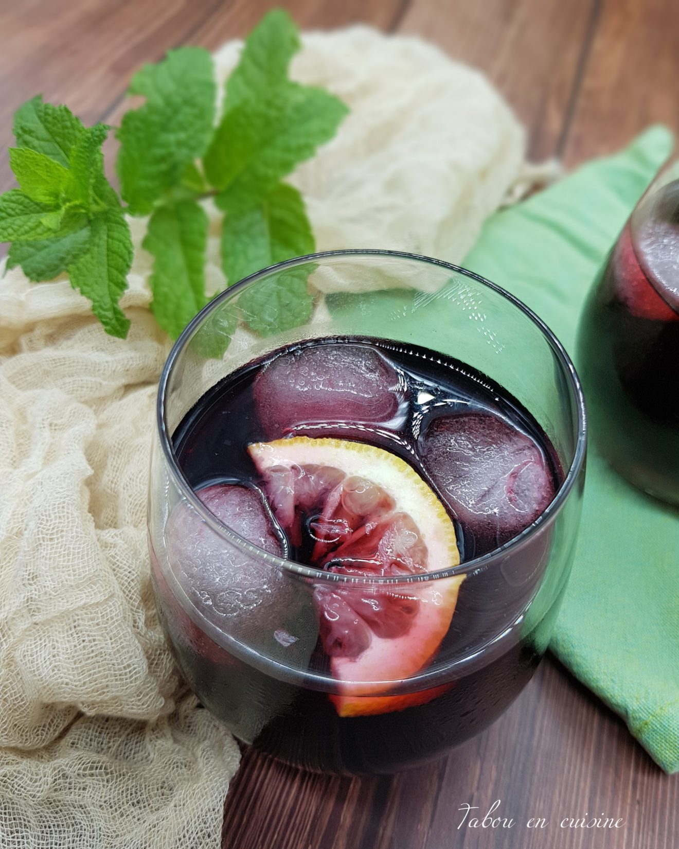 Jus de bissap (hibiscus)