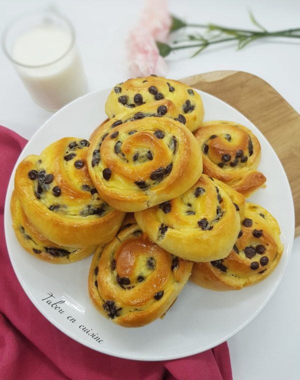 Mini chinois (brioche à la crème pâtissière)