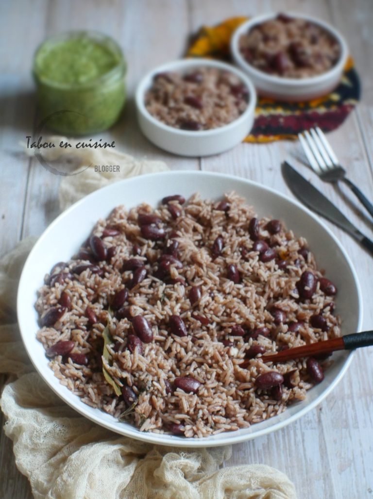 Riz collé Haïtien