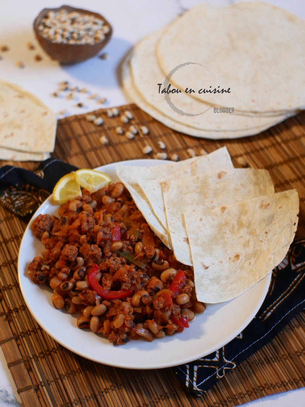 Ndambé à la viande hachée (ragoût d’haricots à la sénégalaise)