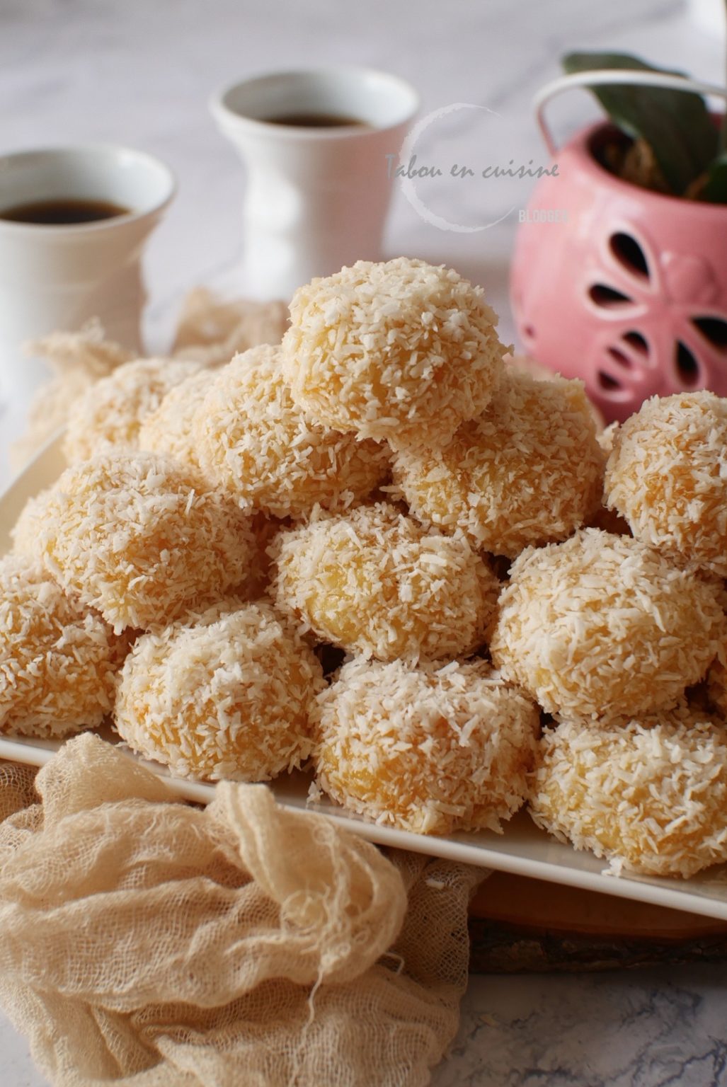 Boules de coco fondantes