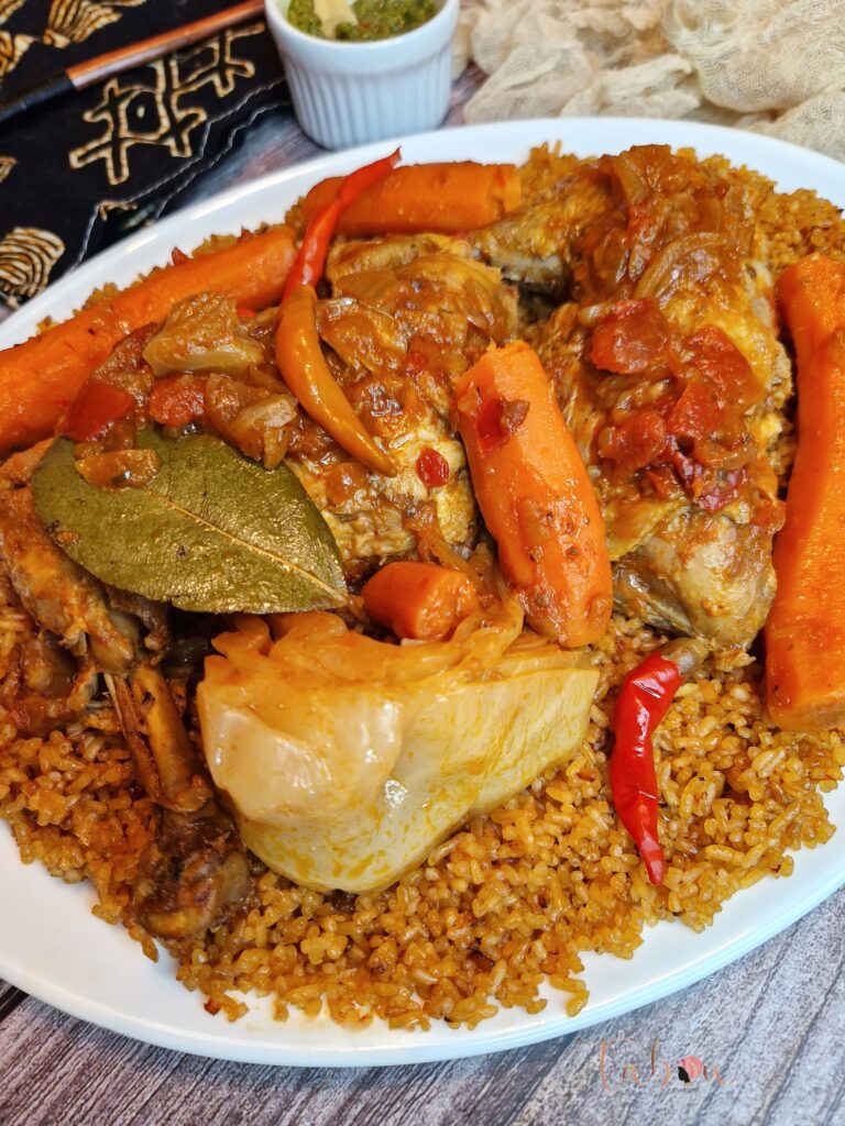 Thiebou guinar riz sénégalais au poulet (Recette cookeo)