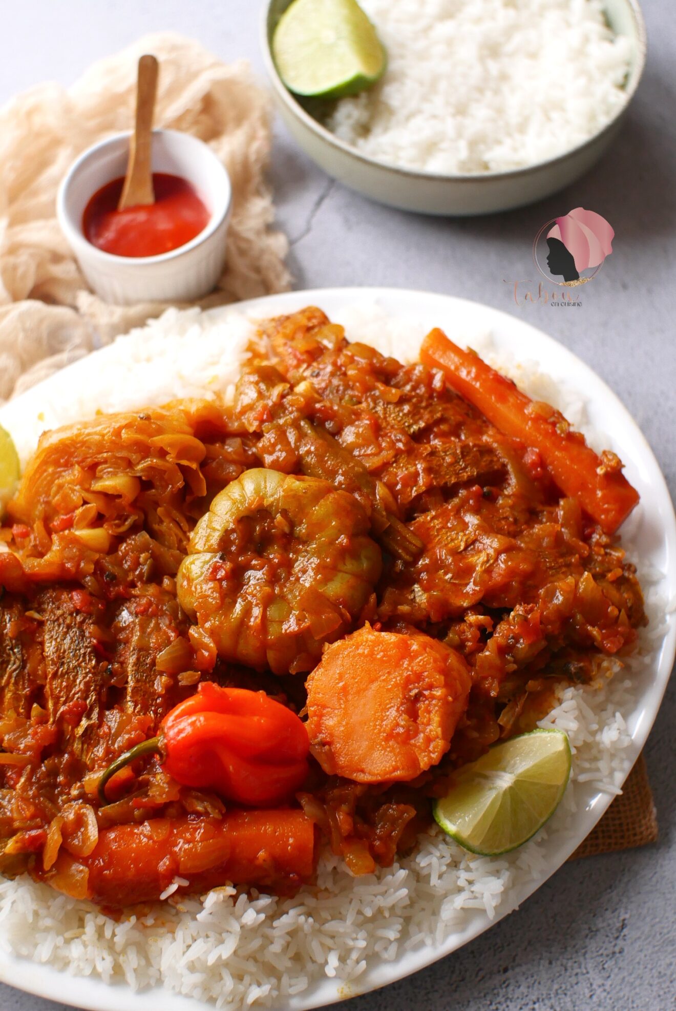 Thiou diw tiir (huile de palme)